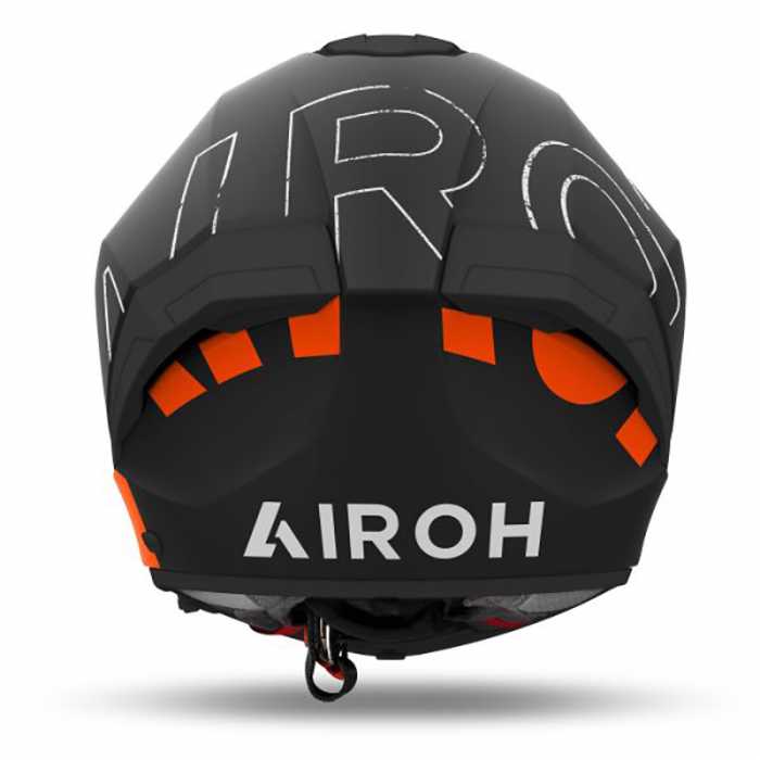 Casco Matryx Scope Nero opaco Arancio